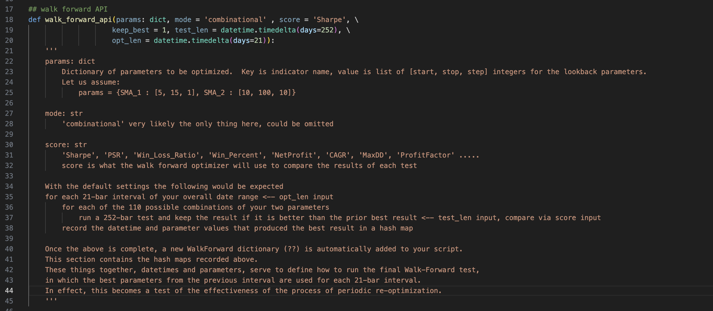 Walk Forward Optimization · Issue 7031 · Quantconnect Lean · Github