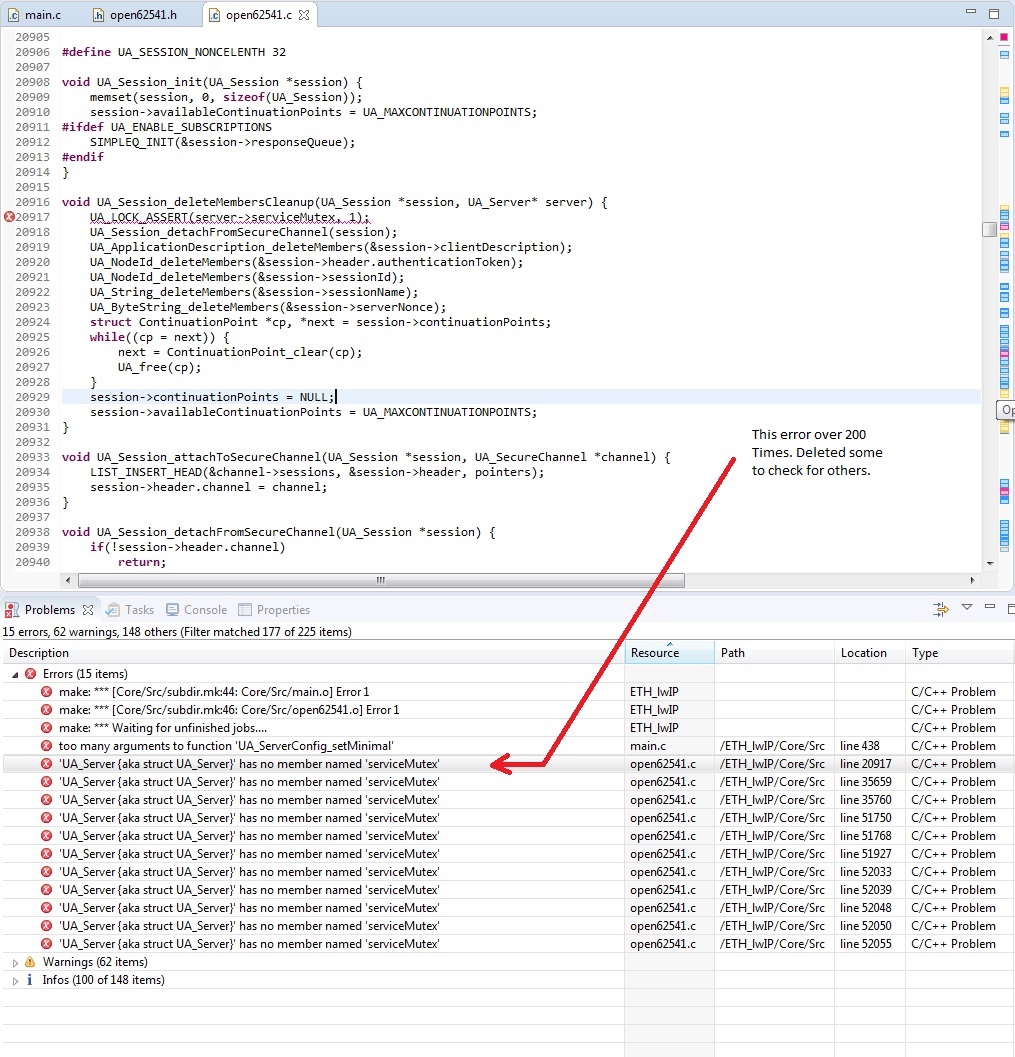 Open62541 creating .c/.h files for STM32 with freeRTOS + lwIP · Issue #3293 · open62541 ...