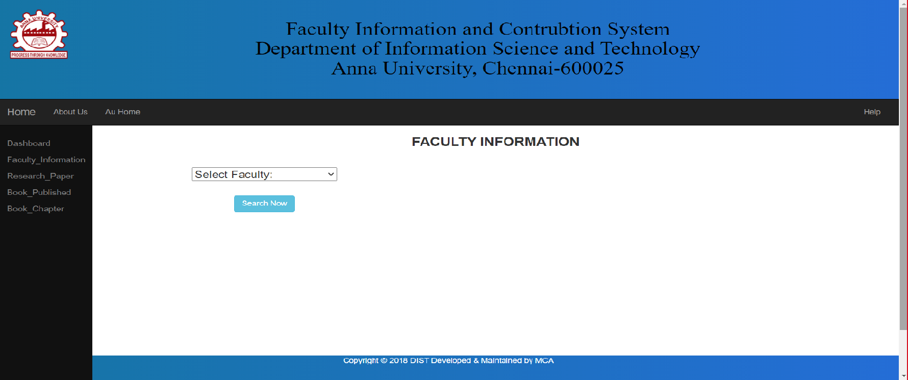 Github Vikiwaran Web Application Faculty Information And
