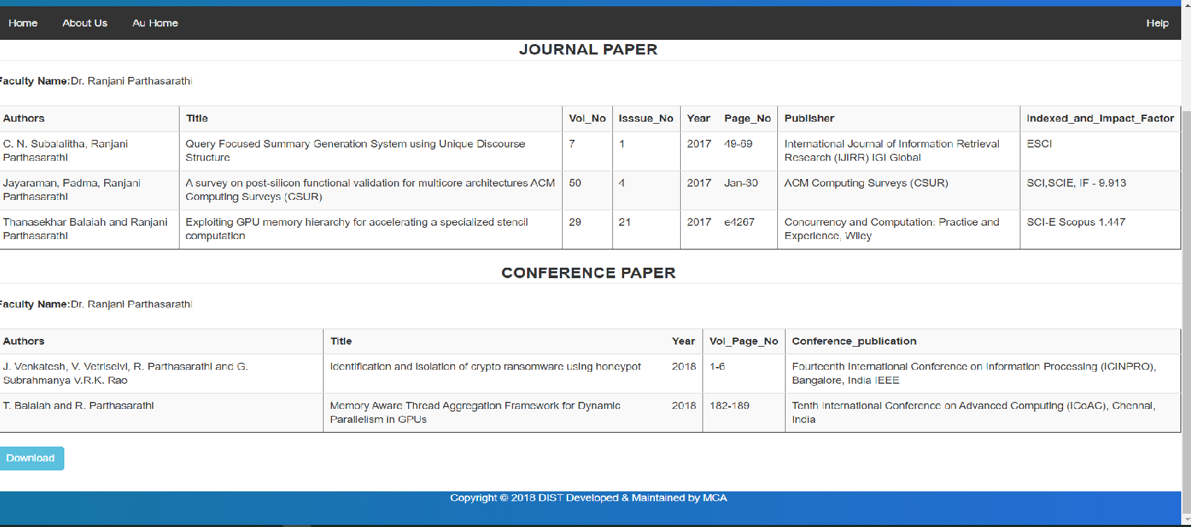 Github Vikiwaran Web Application Faculty Information And