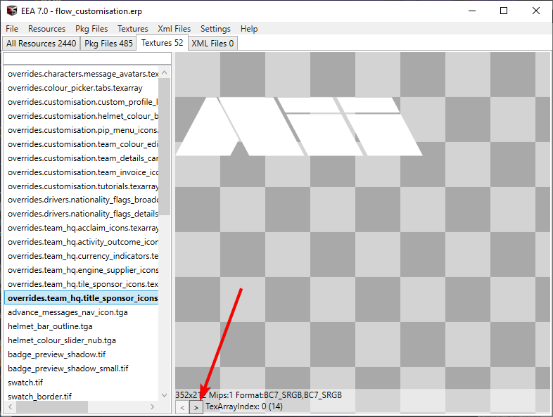 Crashing when pressing arrows in TexArrayIndex · Issue #34 · EgoEngineModding/Ego-Engine-Modding ...