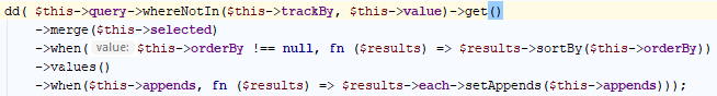 Multiple select-filter missing values due to failed collection merging · Issue #340 · laravel ...