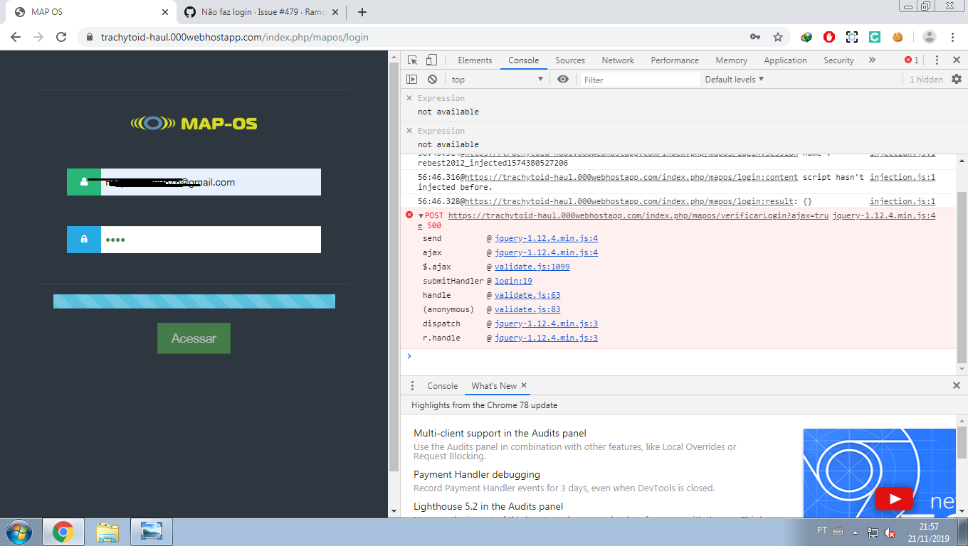 Não faz login · Issue #479 · RamonSilva20/mapos · GitHub