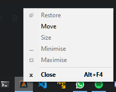 Minimise Alacritty · Issue #4889 · alacritty/alacritty · GitHub