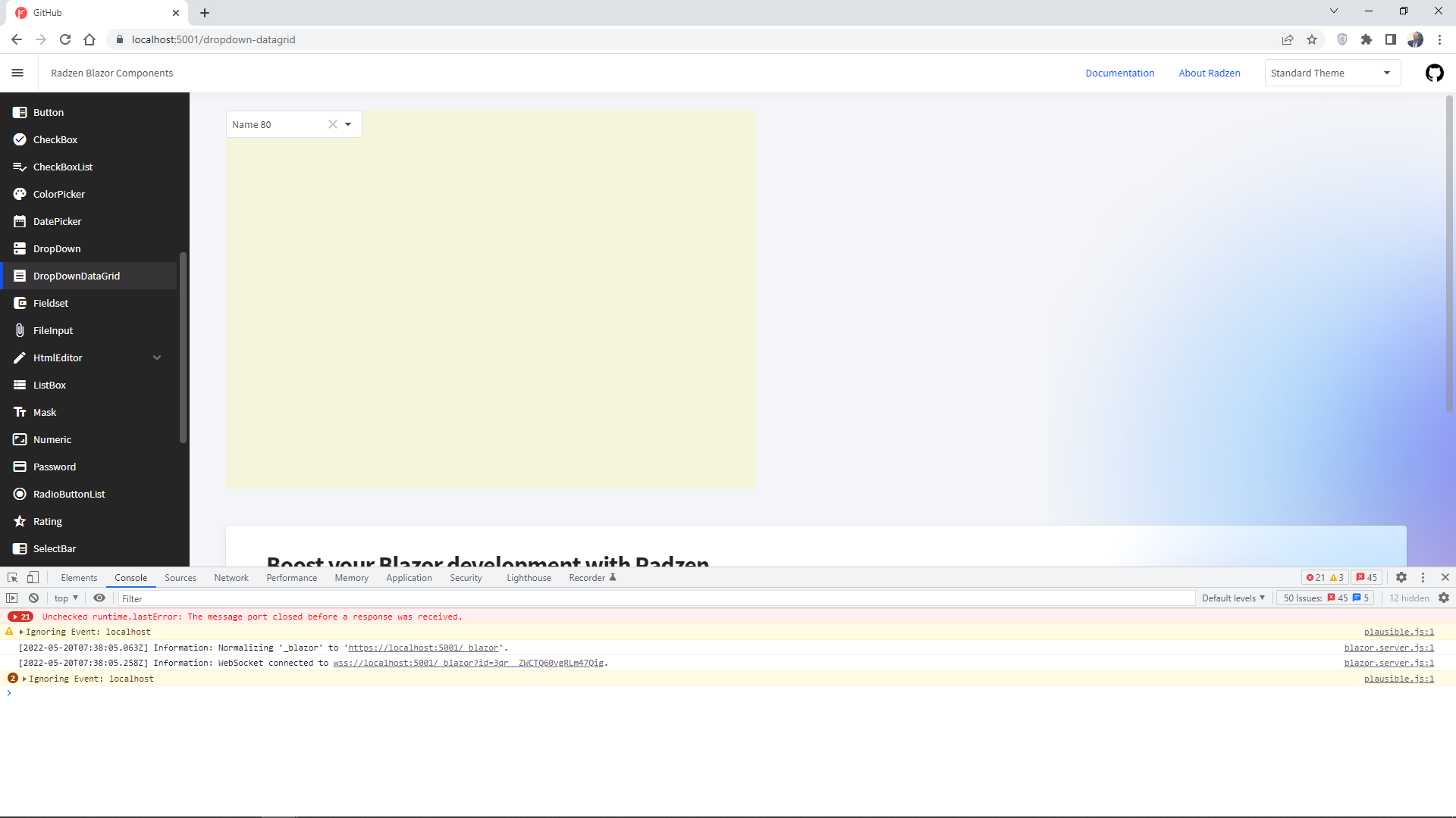 Seems Like DropDownDataGrid Still Does Not Select Item On Initial Value