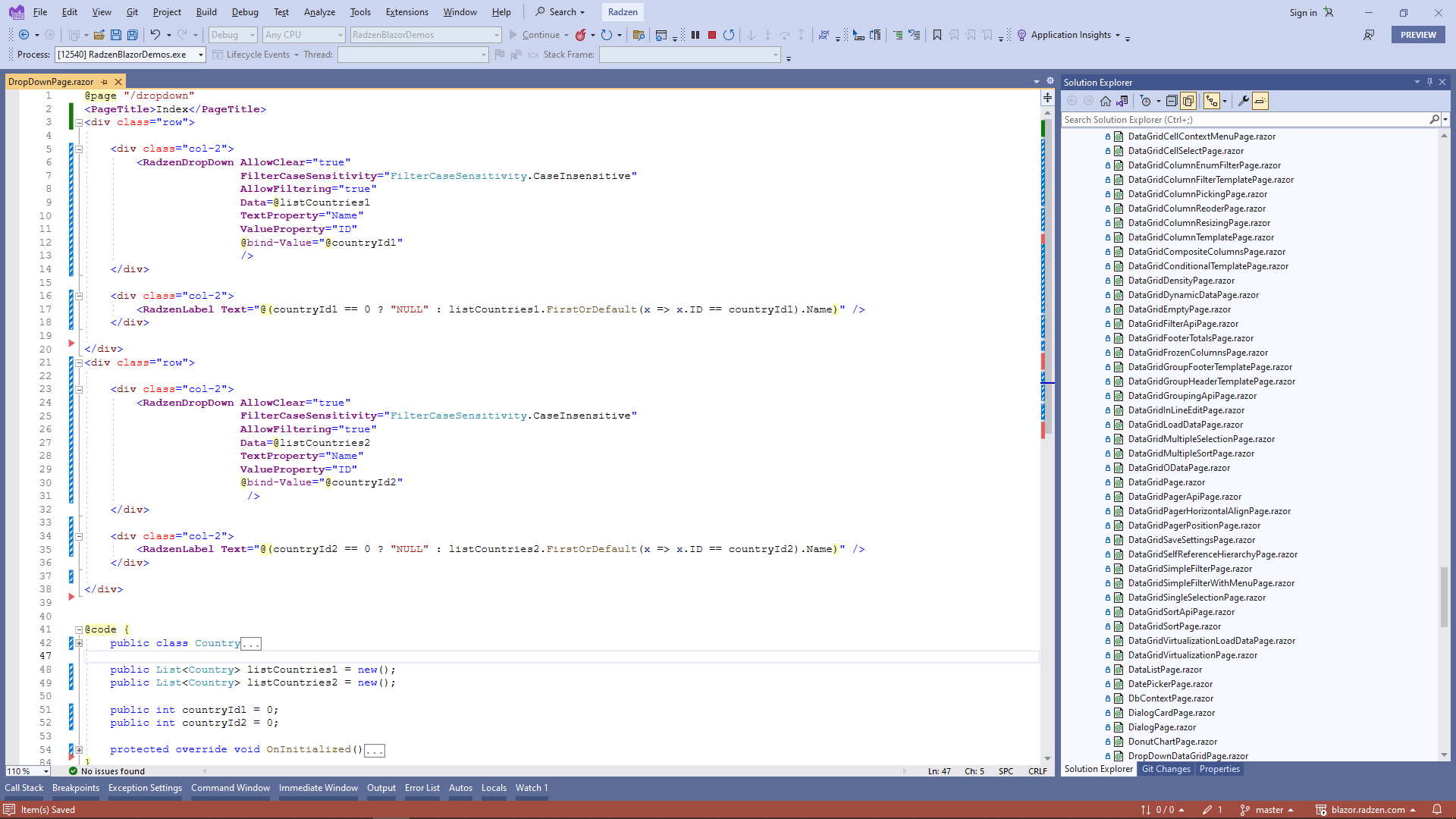 DropDown display value issue if filter is active · Issue #643 · radzenhq/radzen-blazor · GitHub
