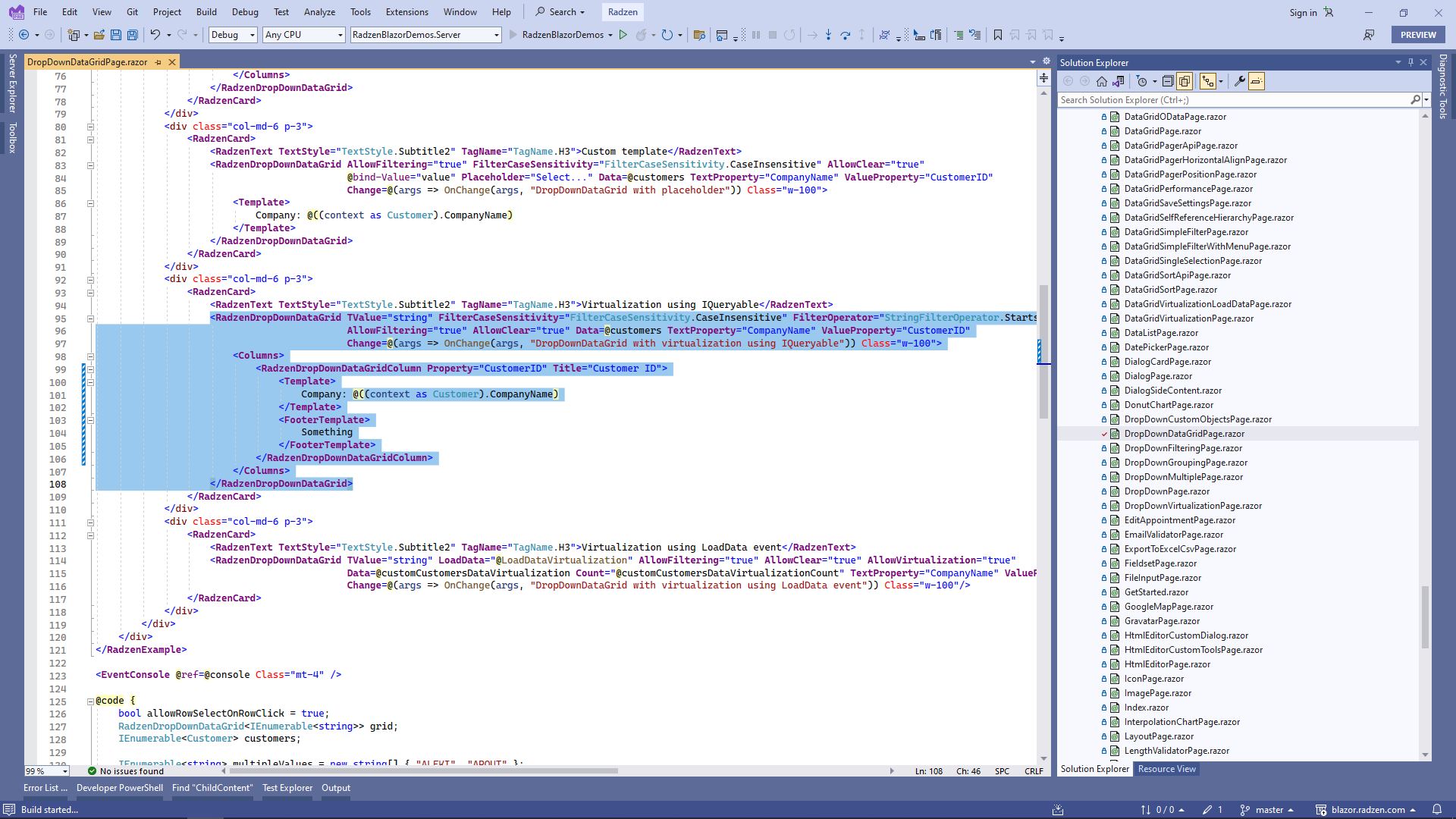Add Dropdown Component Footer · Issue #744 · radzenhq/radzen-blazor · GitHub