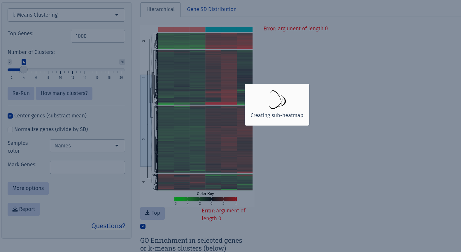 Clustering - selecting area outside of k-means heatmap · Issue #394 · gexijin/idepGolem · GitHub
