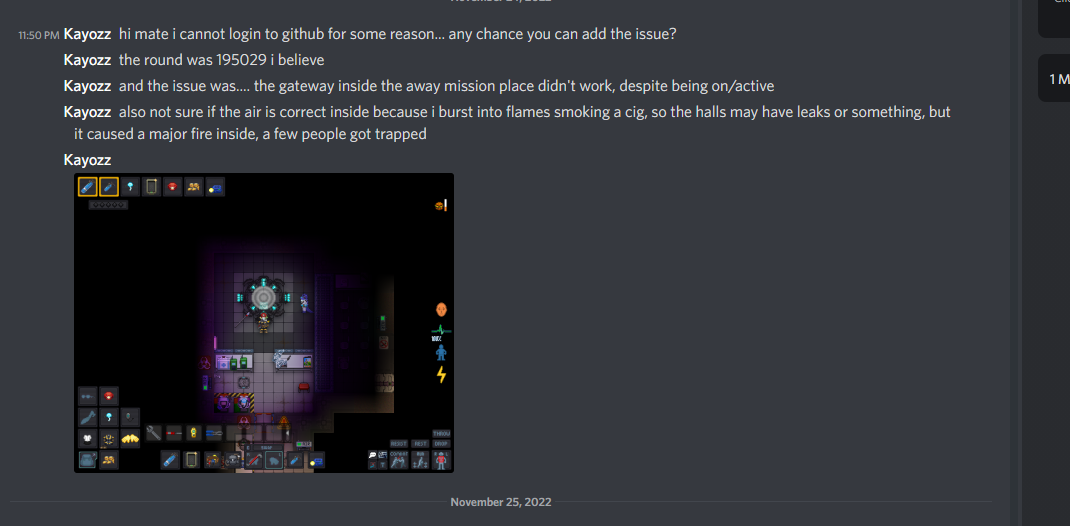 Return gateway did not work · Issue #71522 · tgstation/tgstation · GitHub