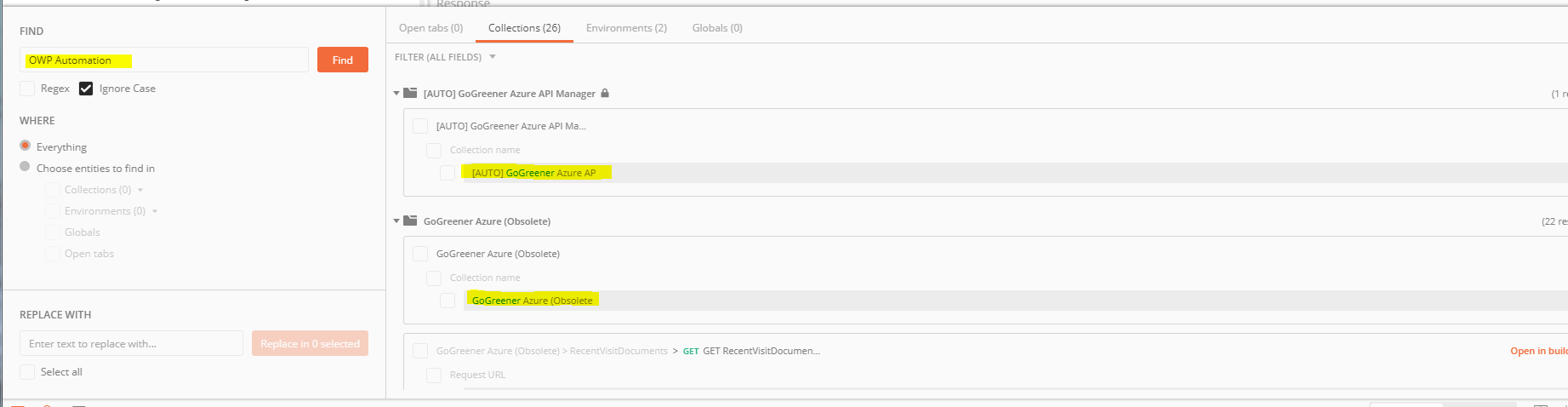 Find/Search Functionality Stopped Working · Issue #7198 · postmanlabs ...