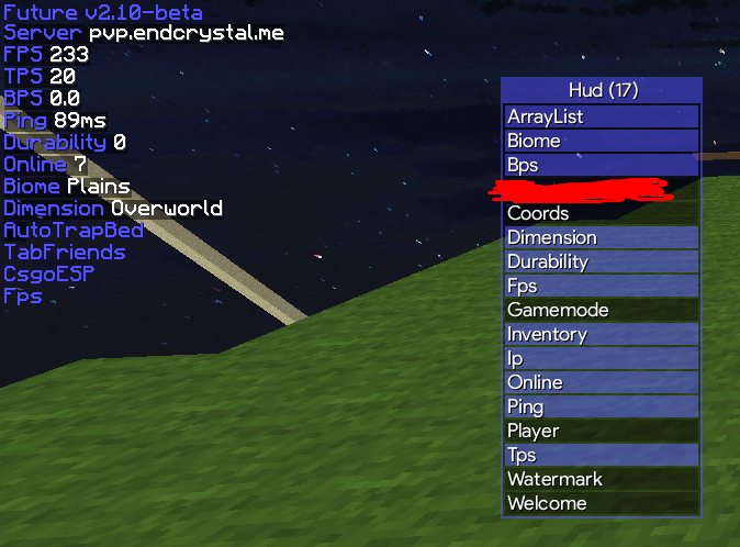 draggable ui module manager w/ these stuffs :p · Issue #117 · BleachDev/BleachHack · GitHub