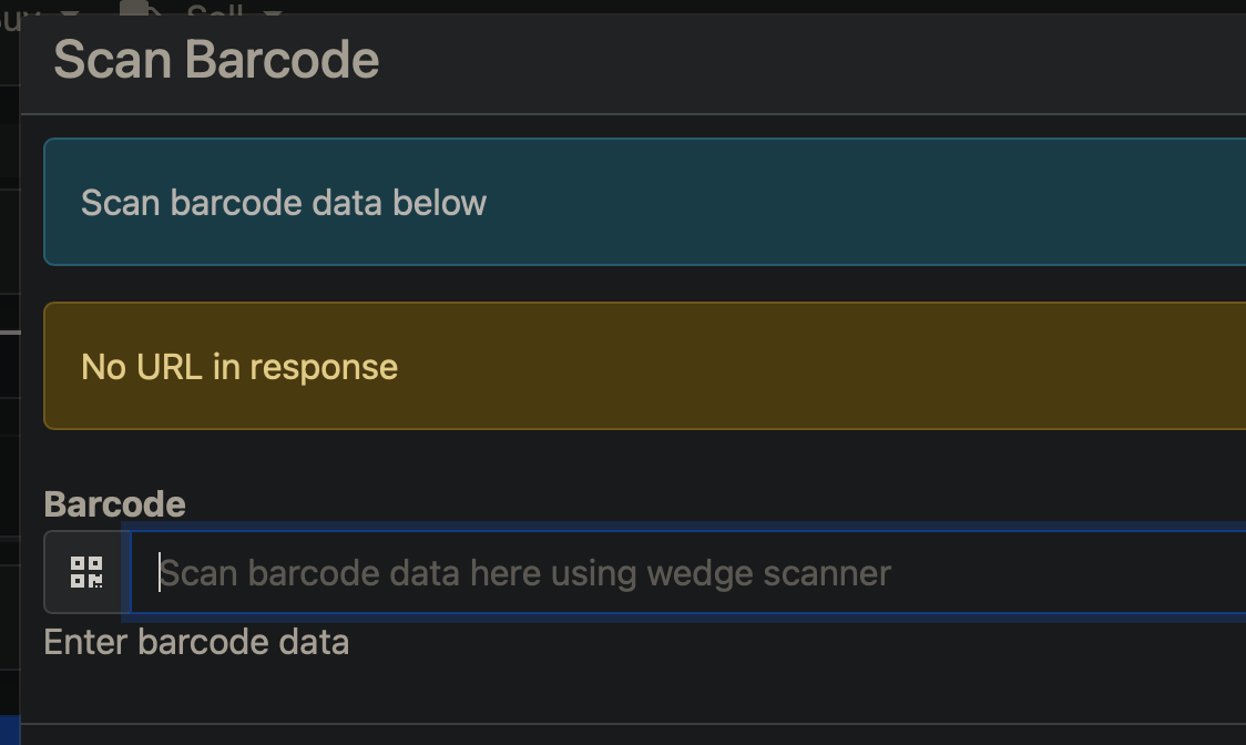 Webcam barcode reading failed with "no URL in response" · Issue #3724 · inventree/InvenTree · GitHub