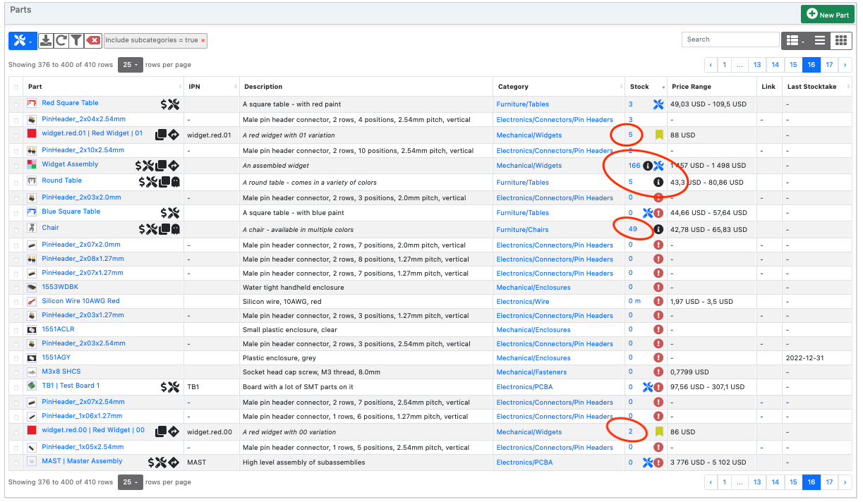 Parts table ordered by stock · Issue #4460 · inventree/InvenTree · GitHub