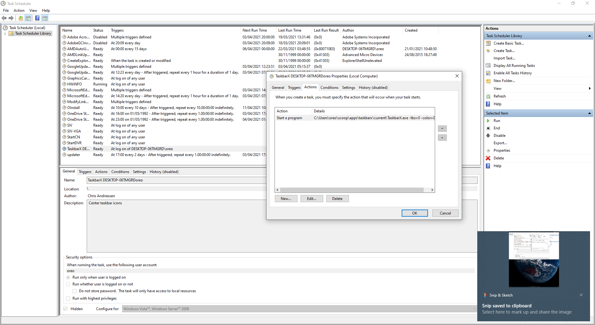 Major problem in disabling TaskbarX · Issue #596 · ChrisAnd1998/TaskbarX · GitHub