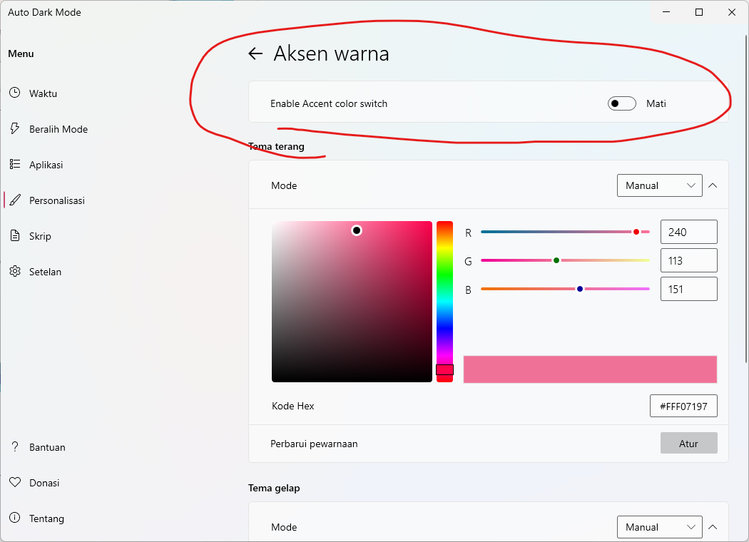 this string is hardcoded? (Personalization -> Color Accent) · Issue #729 · AutoDarkMode/Windows ...