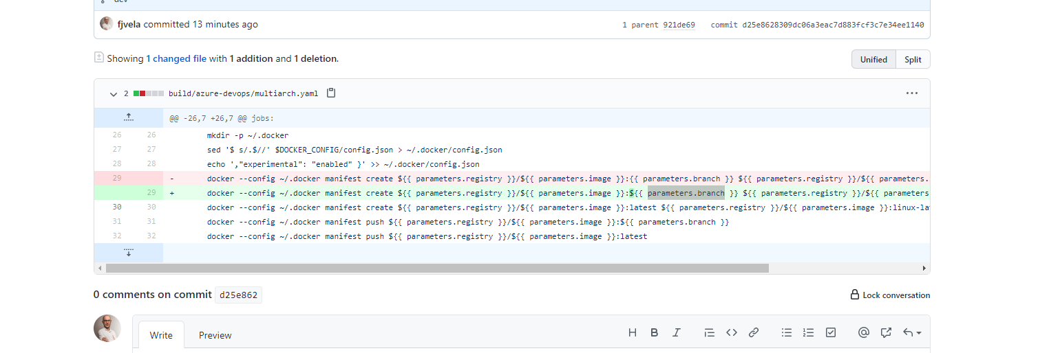 azure pipeline parameter error in multiarch job · Issue #1412 · dotnet-architecture ...