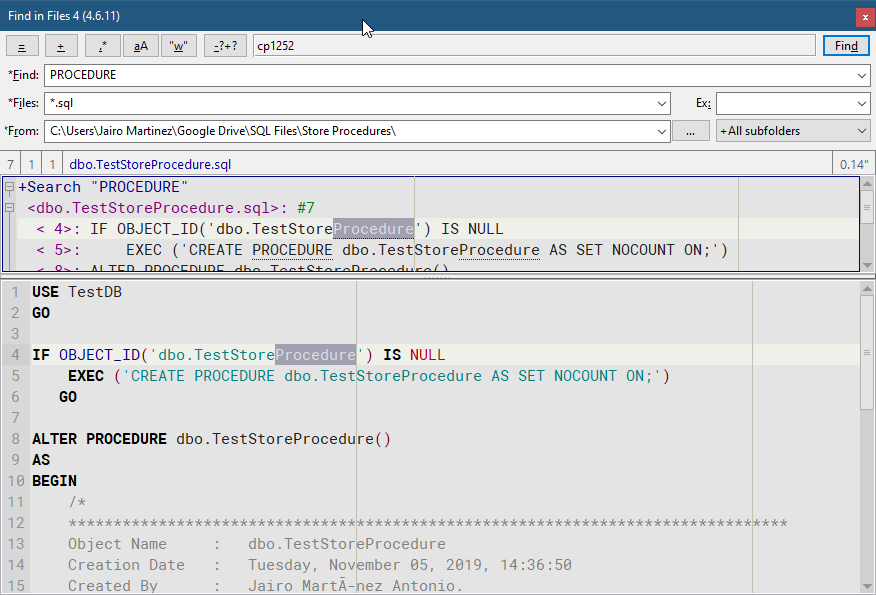 FindInFiles 4: Friendly usage suggestion · Issue #2524 · Alexey-T/CudaText · GitHub
