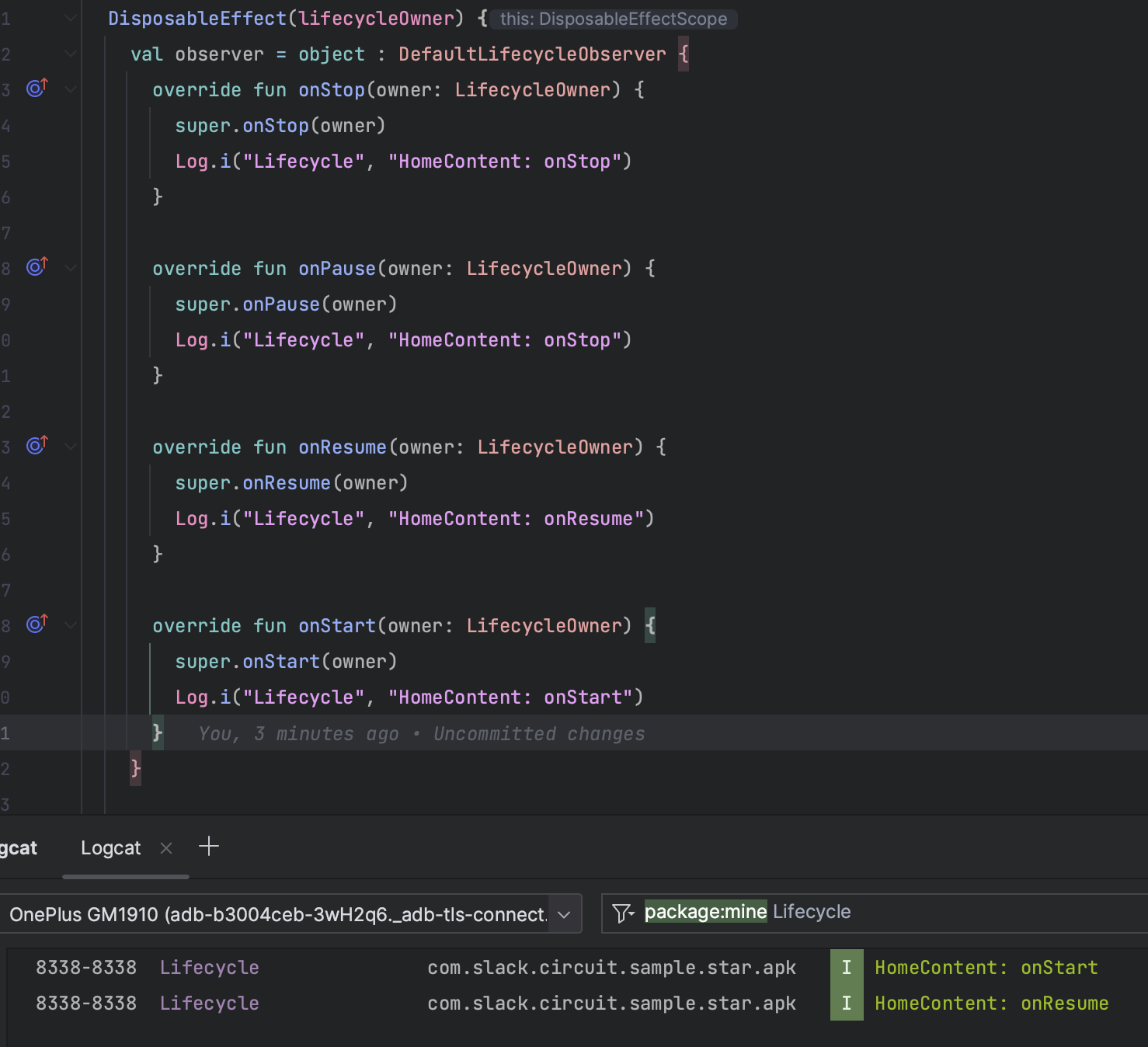 Handling Screen Lifecycles During Navigation · Issue 933 · Slackhqcircuit · Github