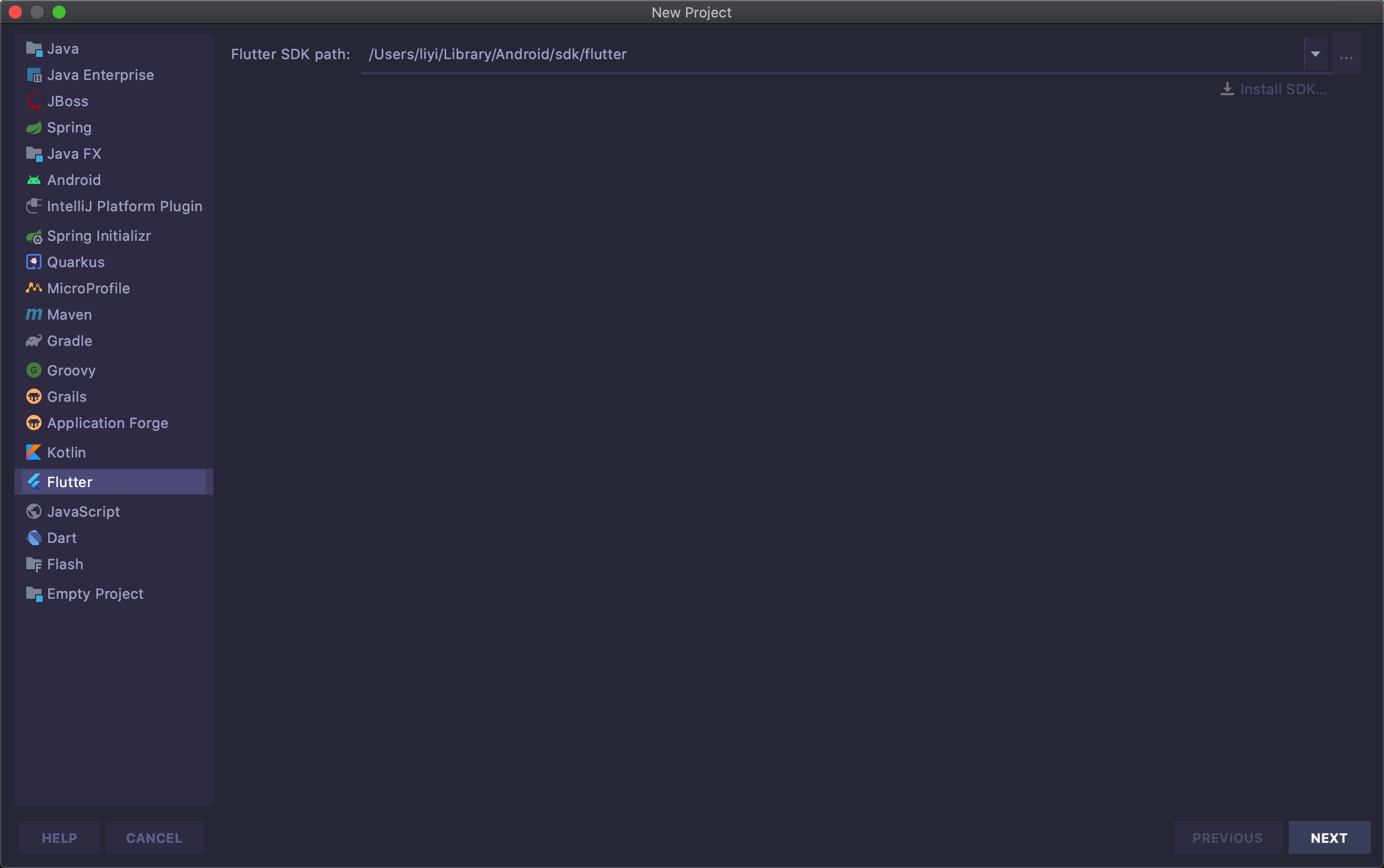A blank window is displayed when creating a new project · Issue #4539 · flutter/flutter-intellij ...