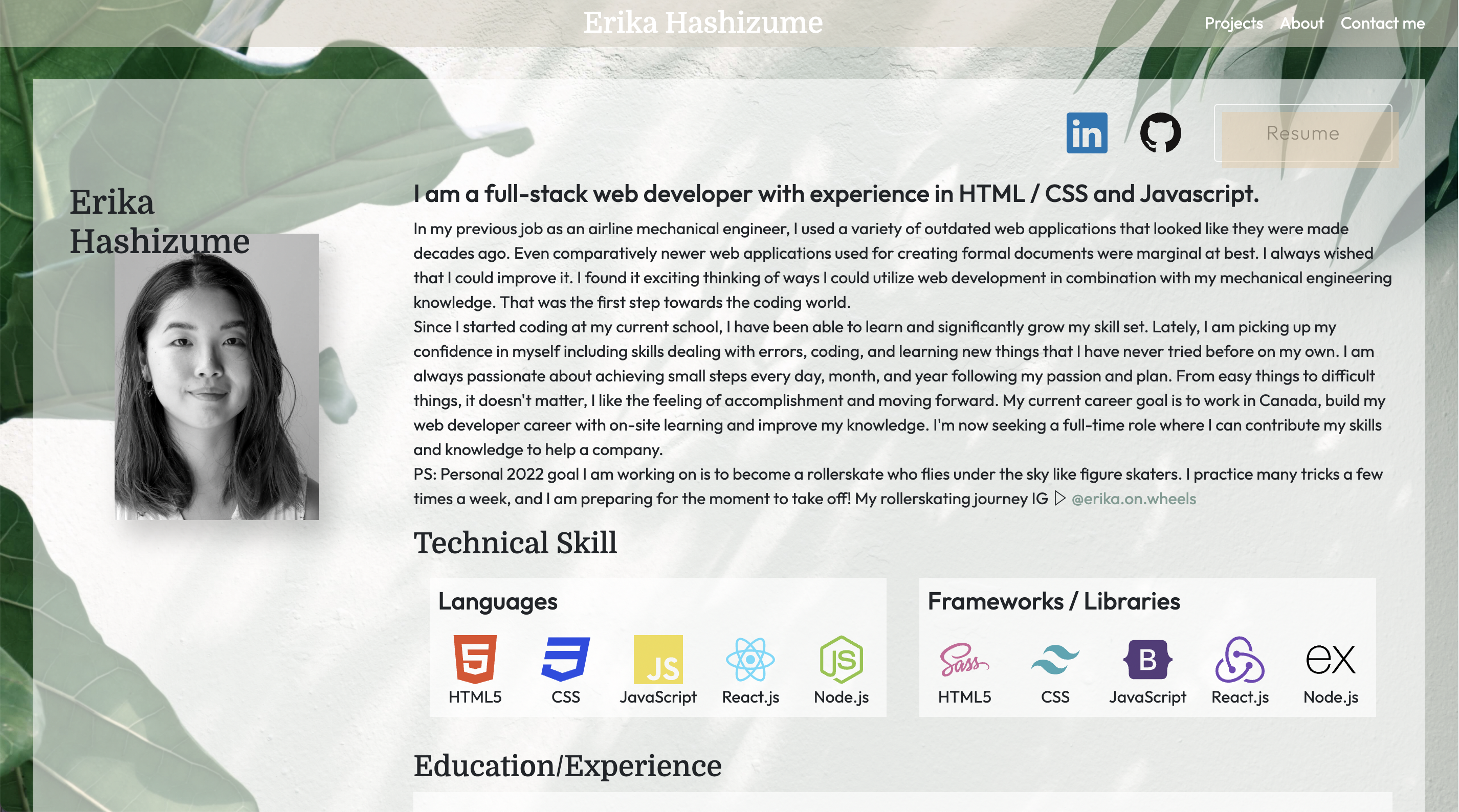 GitHub - erika-goodwin/myPortfolio-server