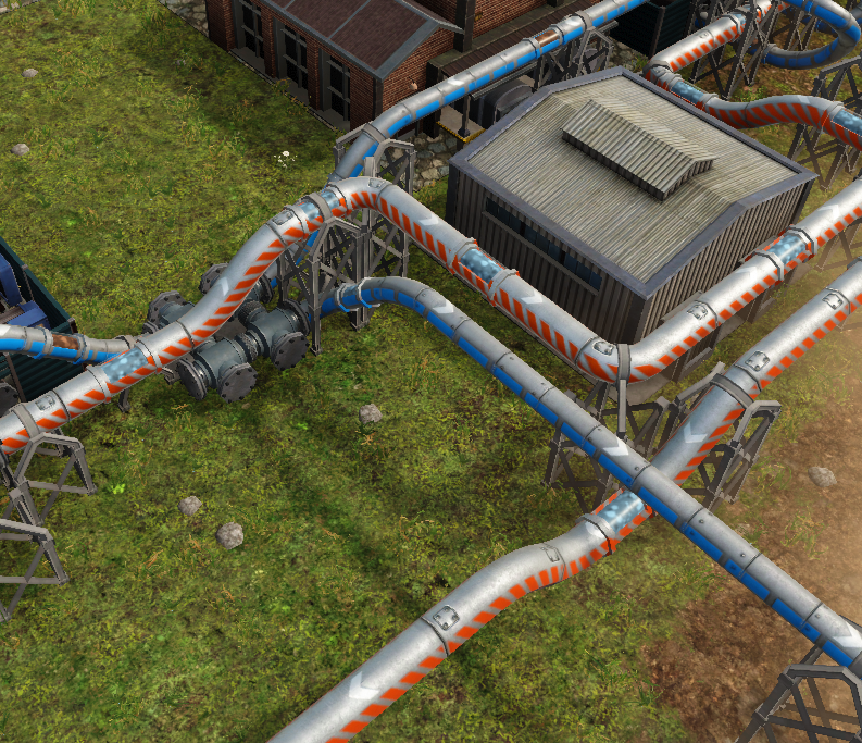 Pipe II is being filled by adjacent Pipe III, but there is no ...