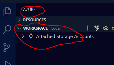 Workspace (local) Not Visible · Issue #3522 · microsoft/vscode-azurefunctions · GitHub