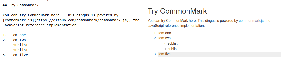 Inconsistencies in numbered items between markdown panel and preview · Issue #6804 · laurent22 ...