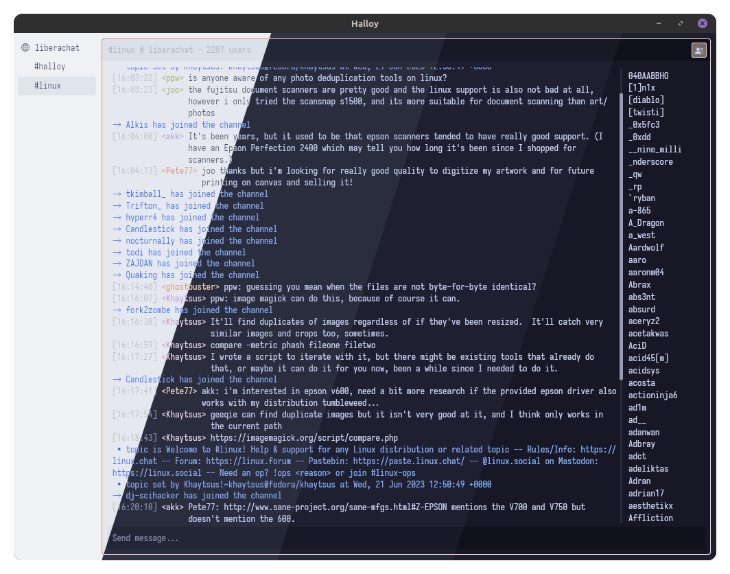 Halloy · Issue #2111 · catppuccin/catppuccin · GitHub