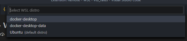 Put default distro on top in Select WSL distro menu · Issue #3606 · microsoft/vscode-remote ...