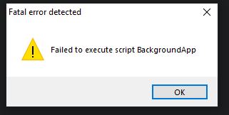 "Failed to execute script BackgroundApp" Crash · Issue #20 · VeeLume/Elite-Dangerous-Rich ...