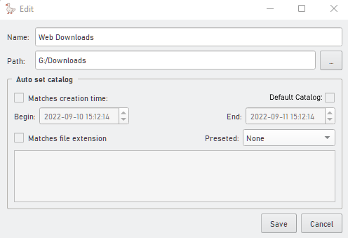 Feature: Default Catalog · Issue #396 · filecxx/FileCentipede · GitHub