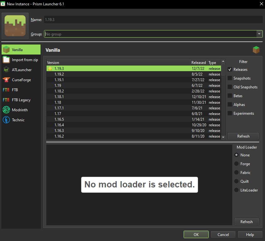 Optifine option · Issue #808 · PrismLauncher/PrismLauncher · GitHub