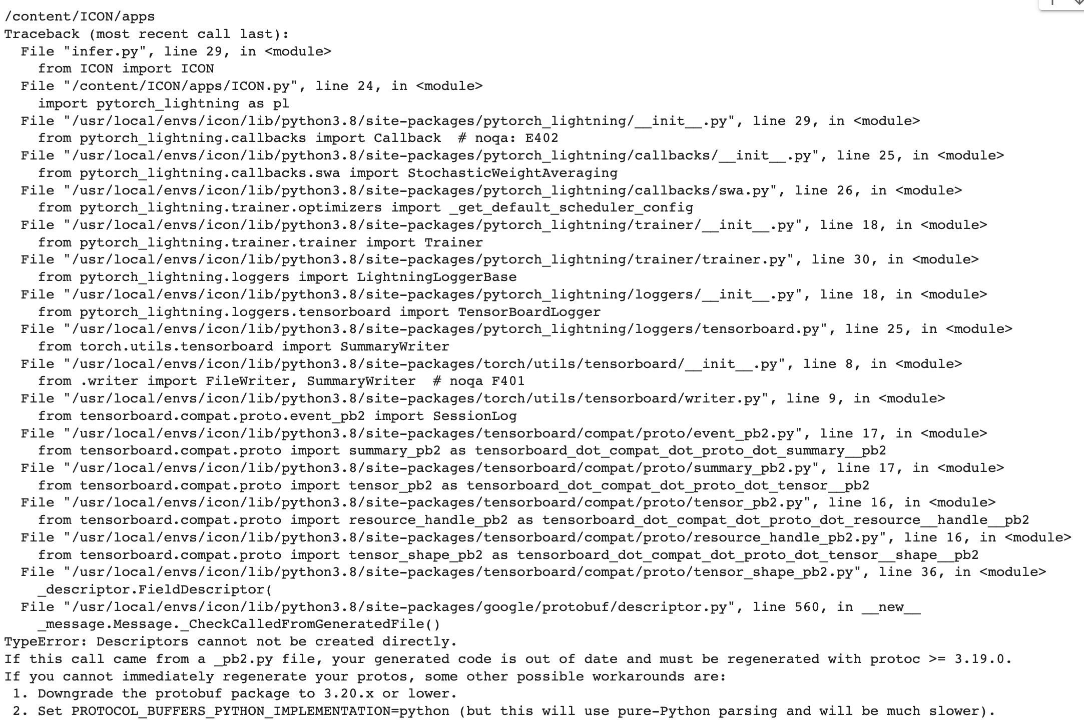 Colab Running Error · Issue 64 · Yuliangxiuicon · Github