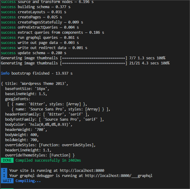 Errors trying to run using-wordpress example · Issue #2621 · gatsbyjs/gatsby · GitHub