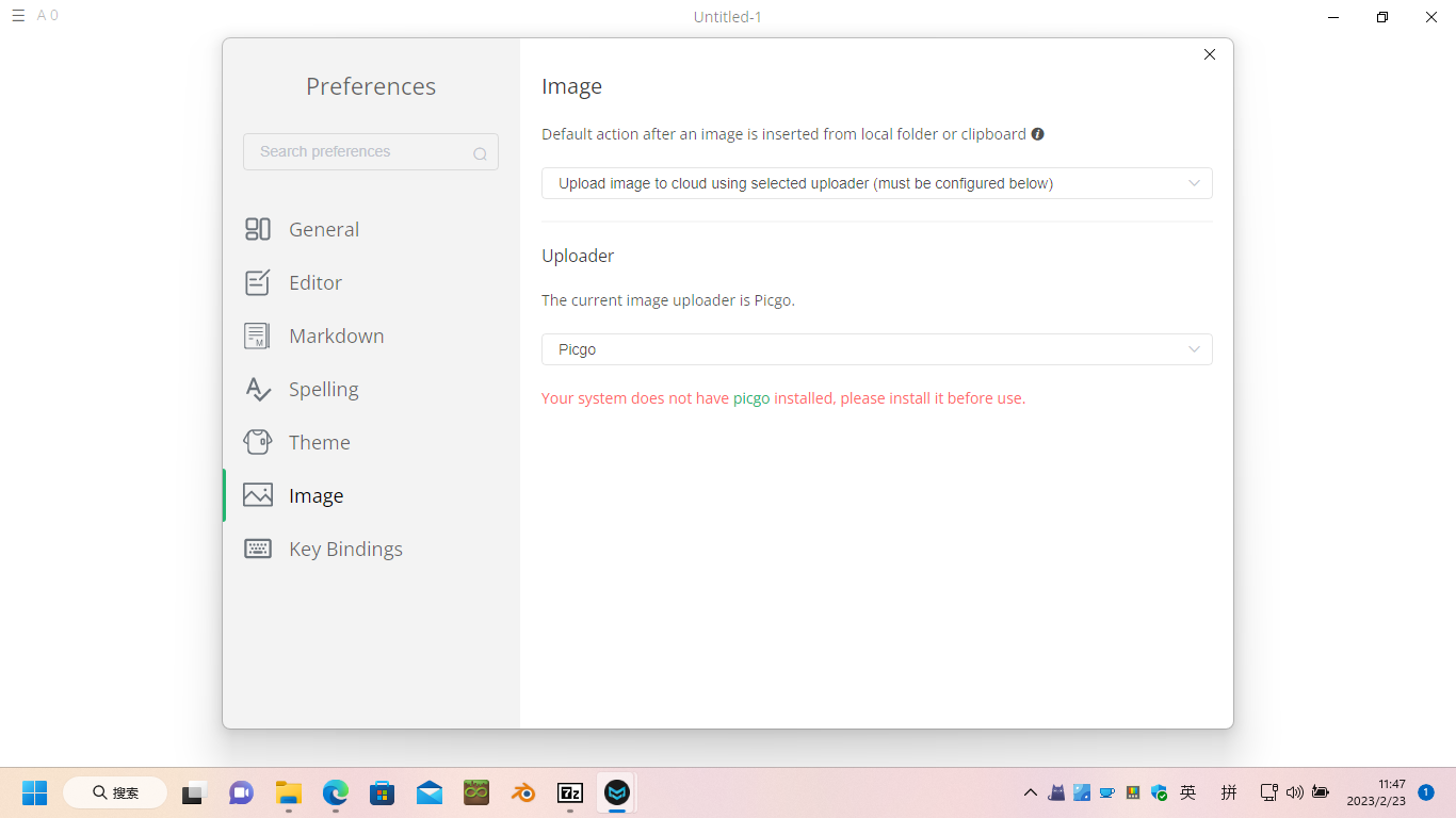 Marktext检测不到picgo · Issue 3582 · Marktextmarktext · Github