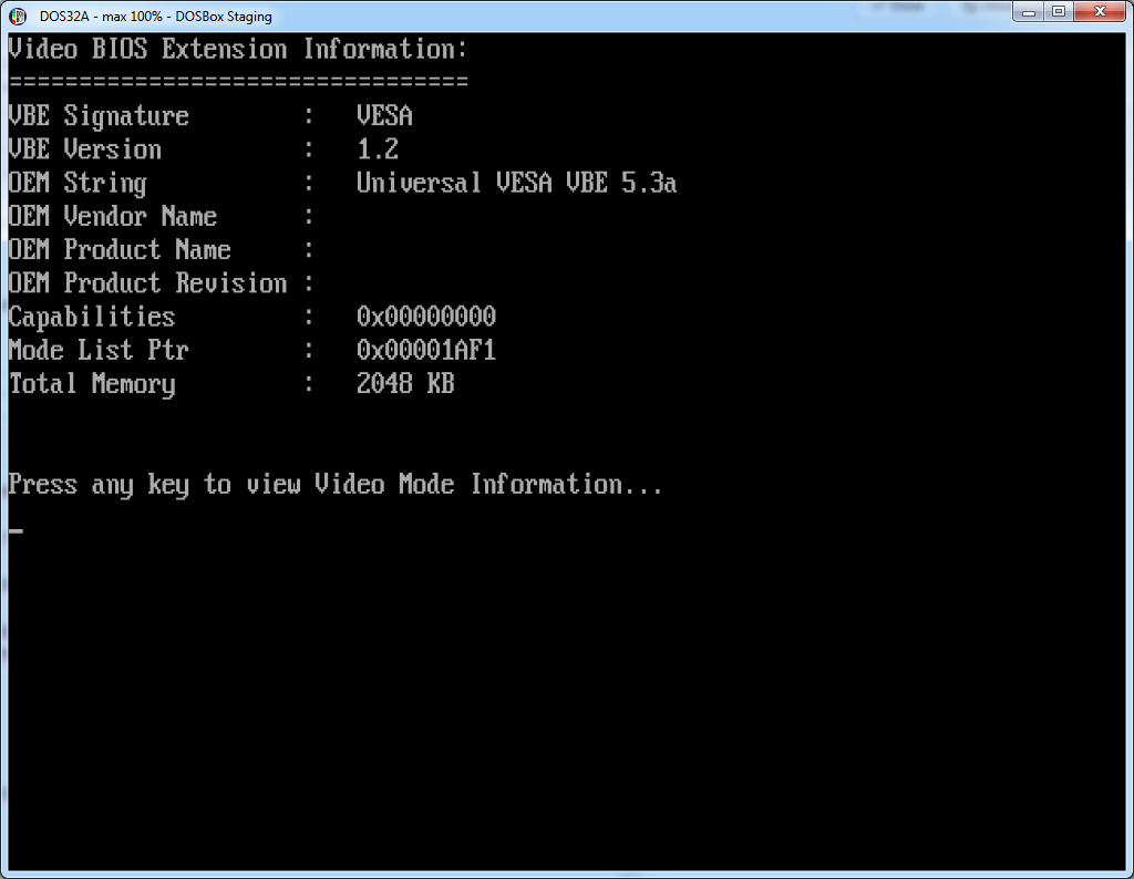 UniVBE still needed? · Issue #1331 · dosbox-staging/dosbox-staging · GitHub