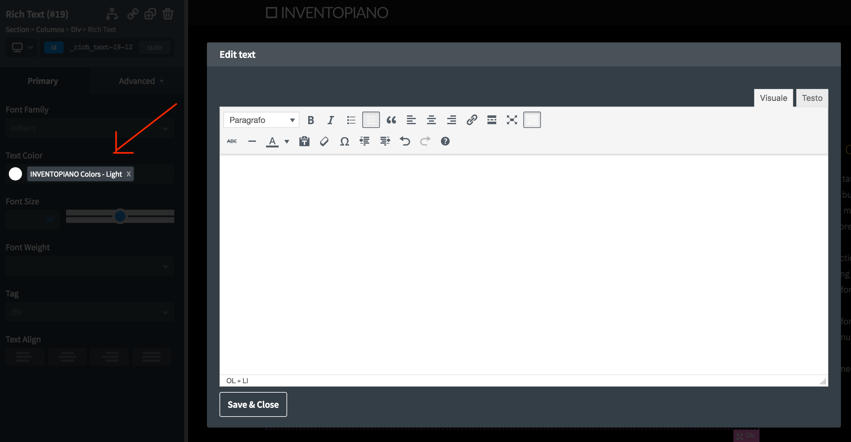 Rich text editor open has same z-index of module text color · Issue #484 · soflyy/oxygen-bugs ...