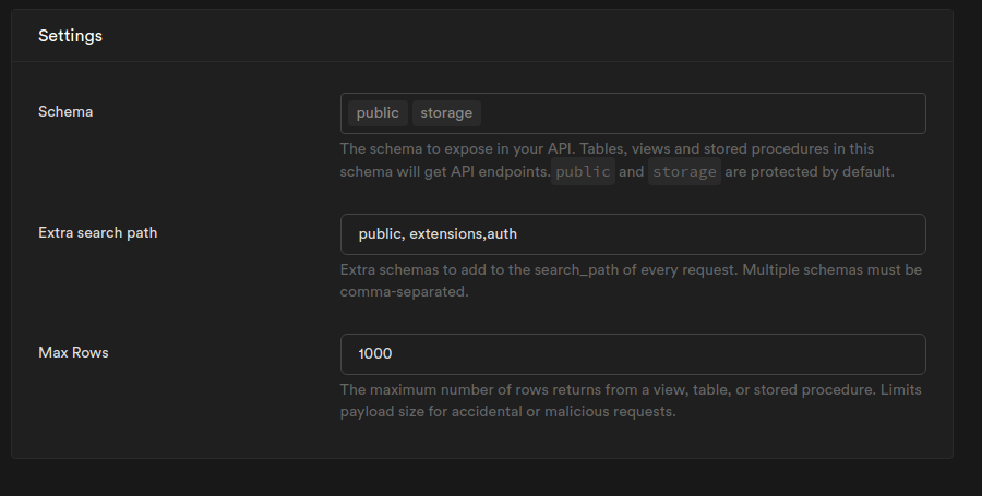 Unable to expose "auth" schema · Issue #5249 · supabase/supabase · GitHub