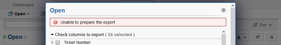 Unable to export Ticket CSV · Issue #5212 · osTicket/osTicket · GitHub