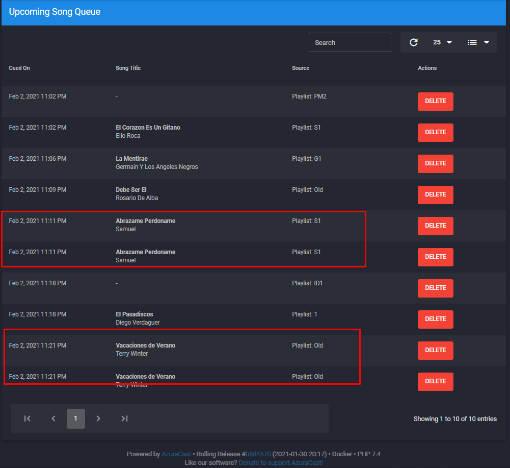 Upcoming Song Queue is programing same song twice · Issue #3758 ...