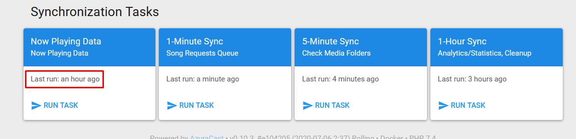 No Listeners Count on dashboard and no Now Playing Data after updating, it shows Stream Offline ...