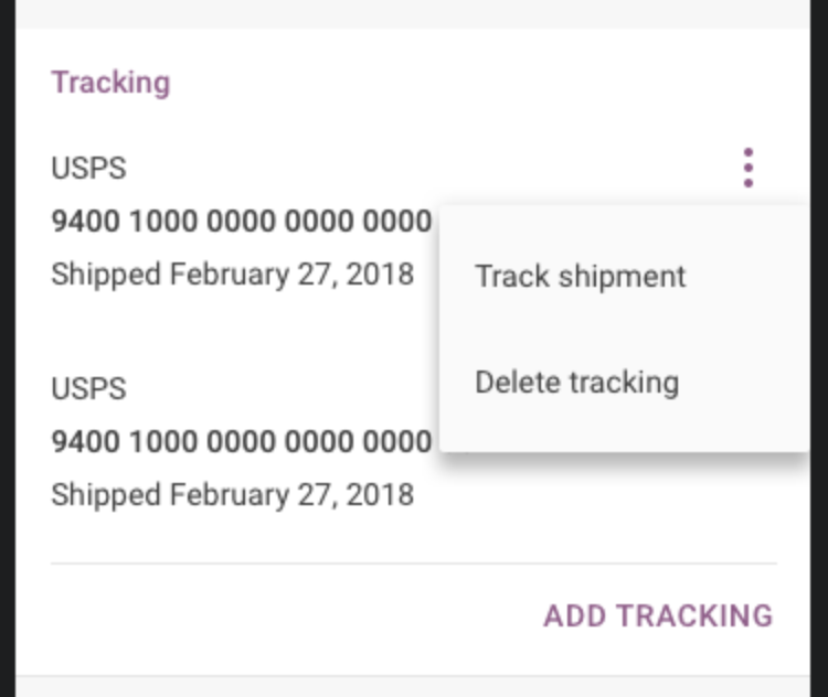Shipment Tracking: Delete a tracking record · Issue #1037 · woocommerce ...