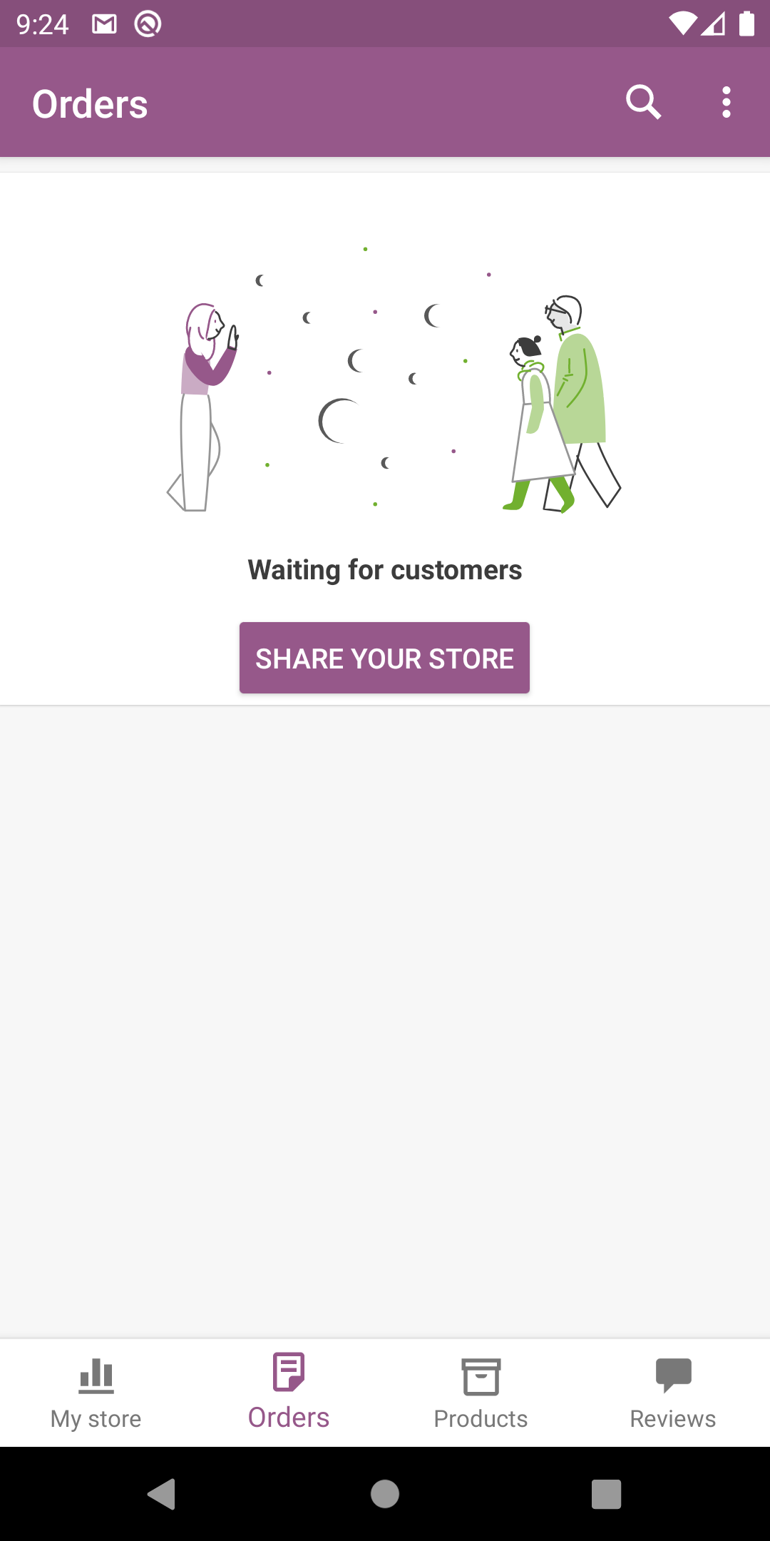 Share store button missing on empty reviews tab · Issue #1467 ...