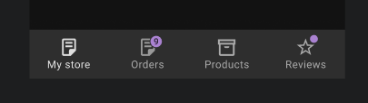 Dark Mode: Bottom Navigation Bar · Issue #1745 · woocommerce ...