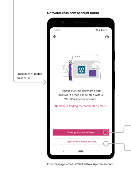 Unified Login No Matching Wpcom Account · Issue 2815 · Woocommercewoocommerce Android · Github 