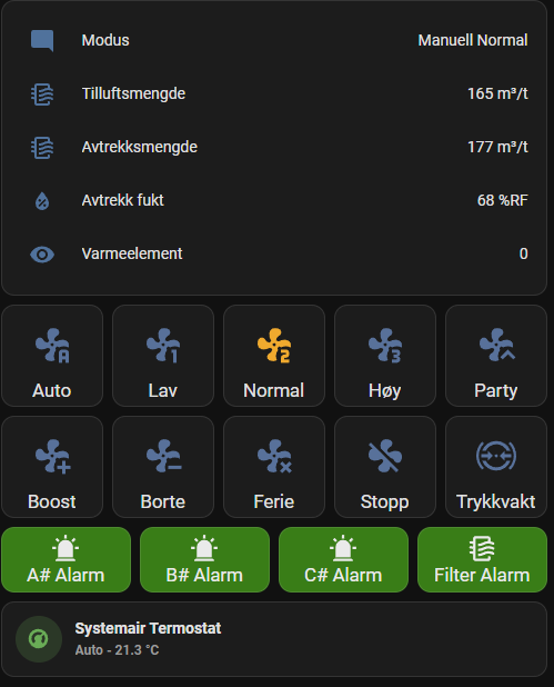 GitHub - Ztaeyn/HomeAssistant-VTR-Modbus: Simple control of Systemair VTR(300) via modbus ...