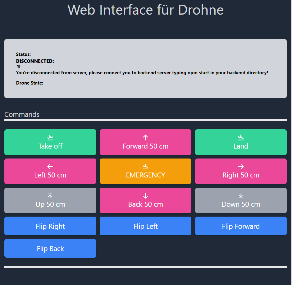 GitHub - MilosJovanovic1986/IPA-Projekt: Webinterface für Drohne