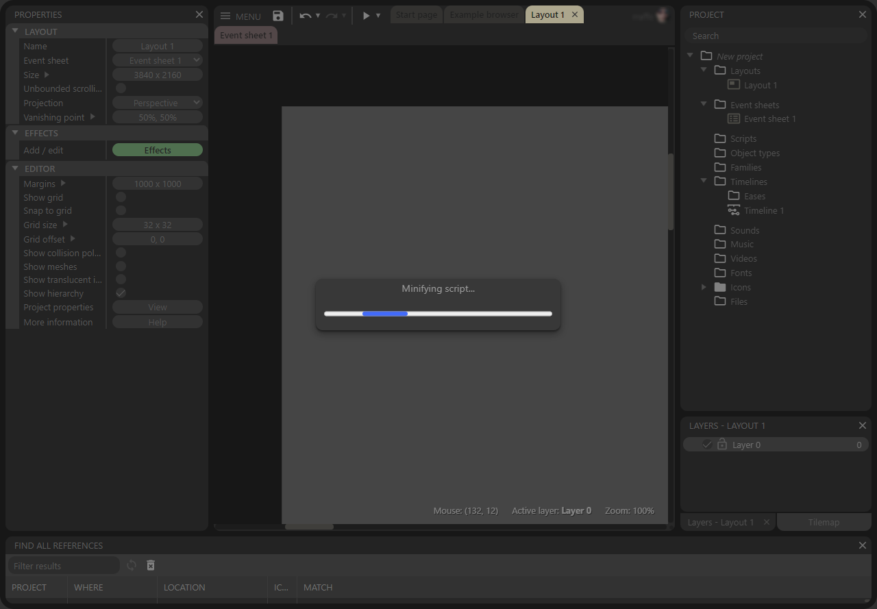 R312 - Unable to export HTML5 project with minify enabled · Issue #6149 · Scirra/Construct-bugs ...