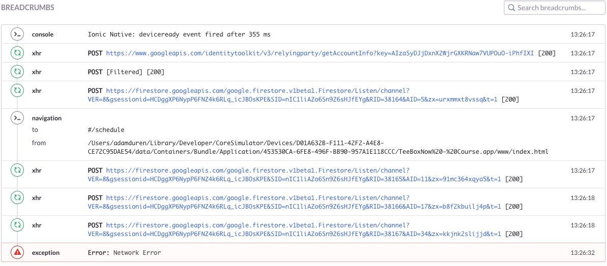 `auth/network-request-failed` being thrown on Cordova app when sign in · Issue #20 · firebase ...