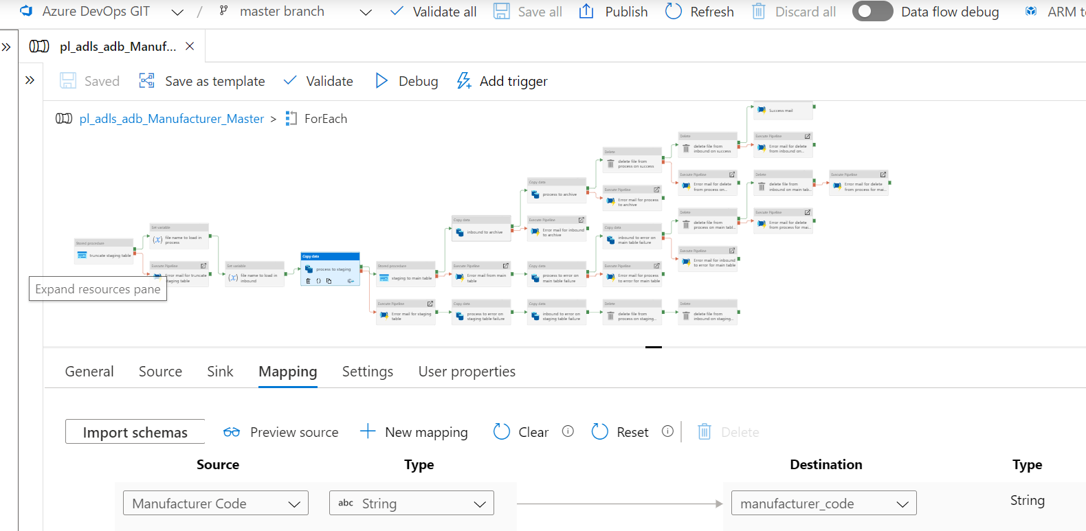 Schema And Data Type Mapping In Copy Activity Not Getting Deployed · Issue 61 · Azure Player